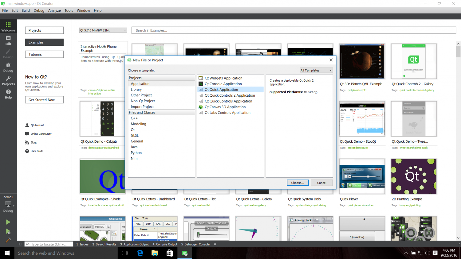 Getting Started With Qt and Qt Creator on Windows
